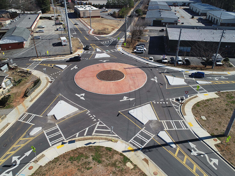 Roswell Street Roundabout - Croy Engineering