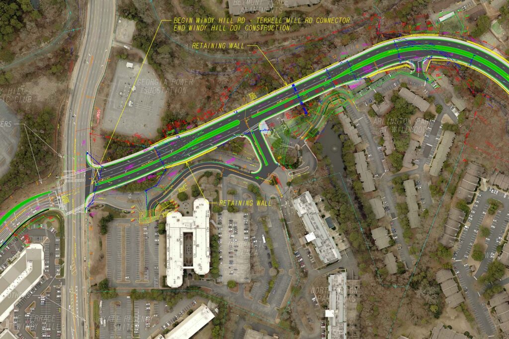 Windy Hill Road and Terrell Mill Road Connector - Croy Engineering