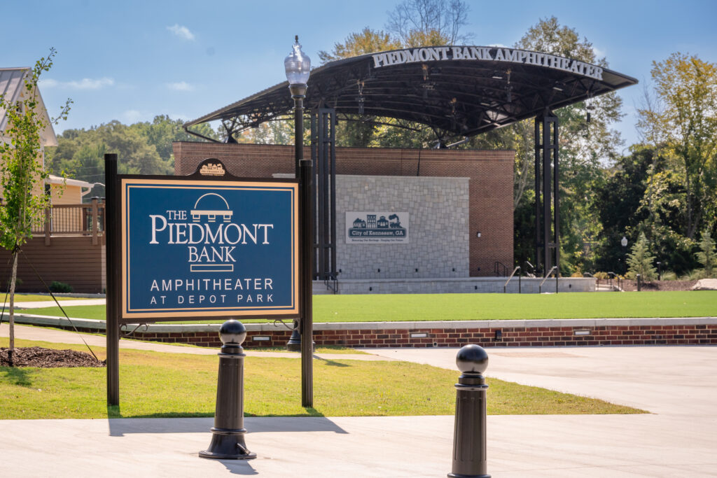 Kennesaw Depot Park & Piedmont Bank Amphitheater - Croy Engineering